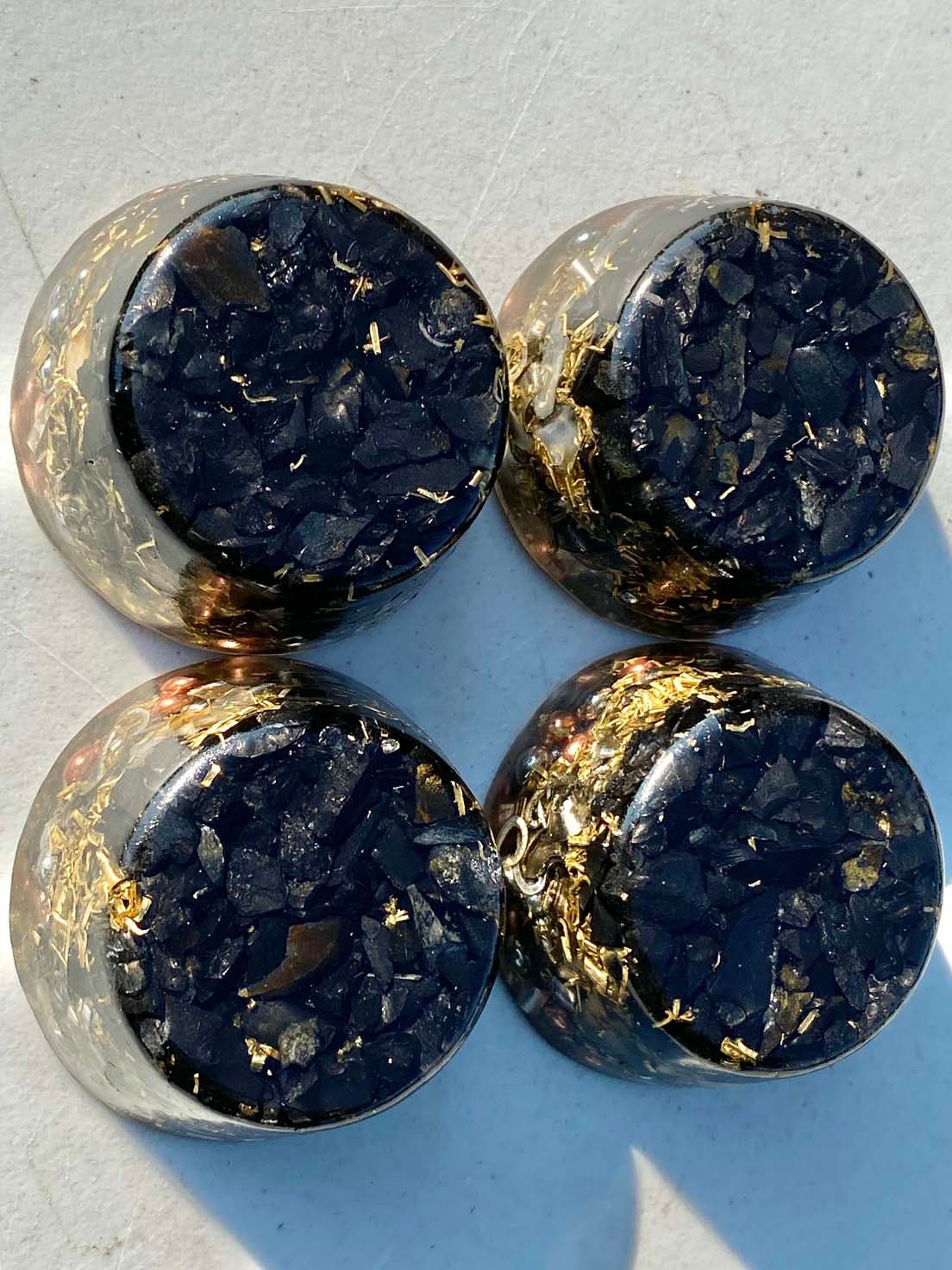 Shungite Noble Elite Single Crystal Small Tower Buster Positive Orgone ...