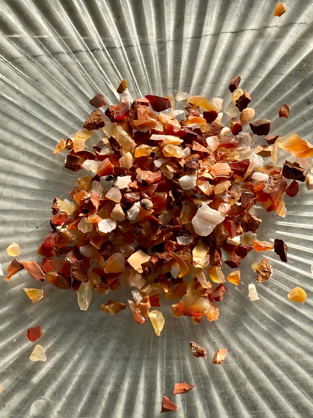 Carnelian - Medium Chips - No Powder 100% Crystal Grounding Body ...