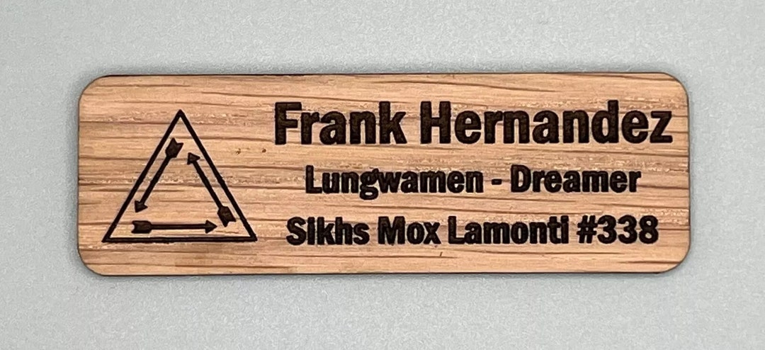 Vigil Name Badge, Custom Boy Scouts of America Order of the Arrow Name ...