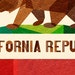 California Flag Art Print, Cali, Socal, Norcal, the Golden State ...