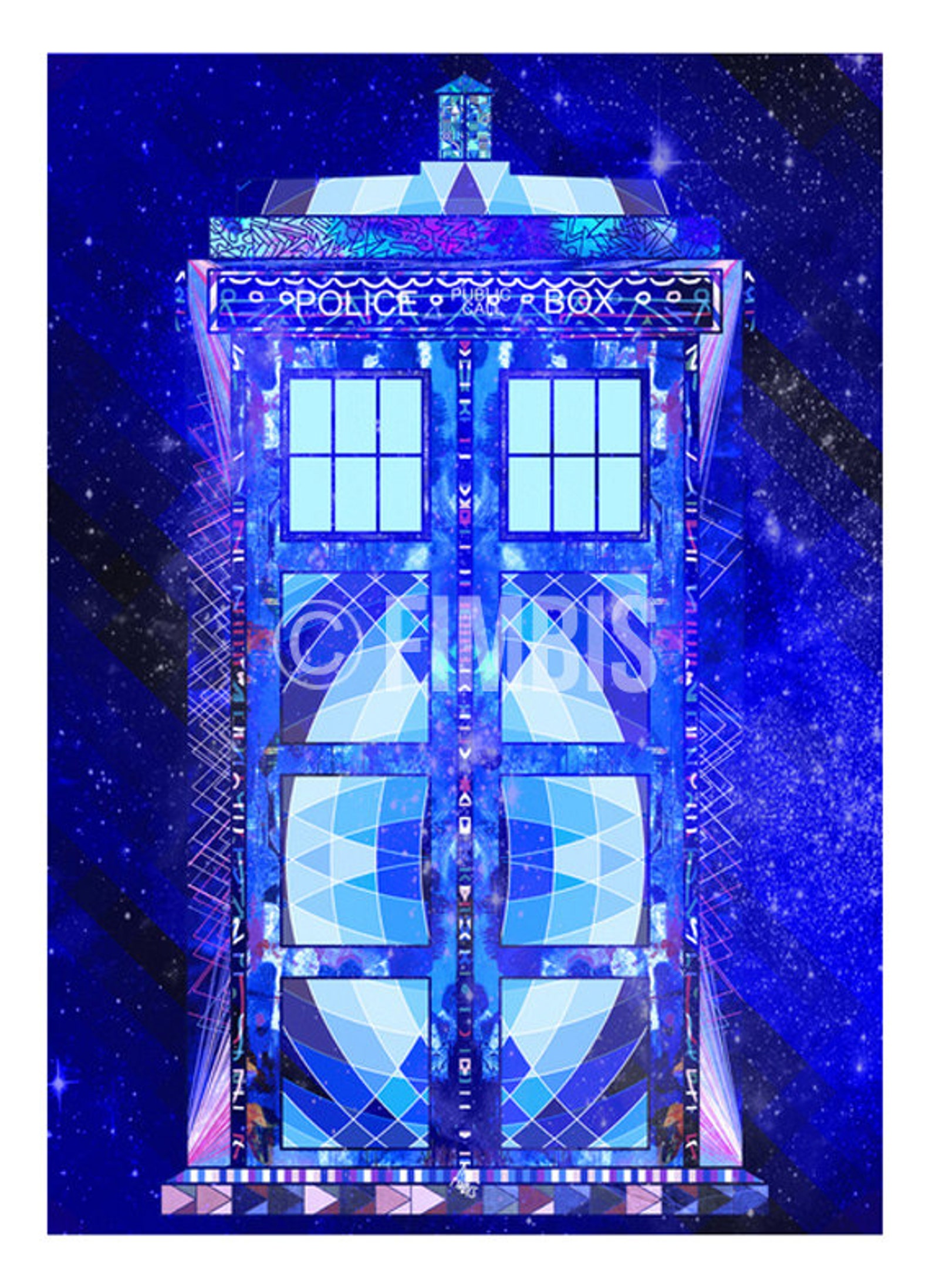 Doctor Who Tardis Print - the Tardis - Dr Who Wall Art - Whovian Poster ...