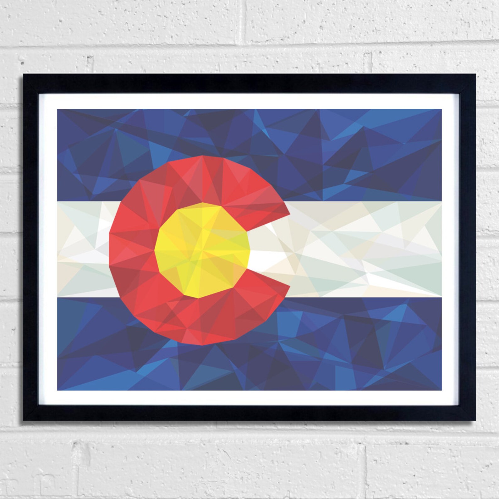Colorado Flag Collage Art Print - Colorado Wall Art - Collage - the ...