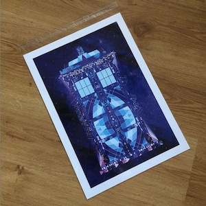 Doctor Who Tardis Print - the Tardis - Dr Who Wall Art - Whovian Poster ...