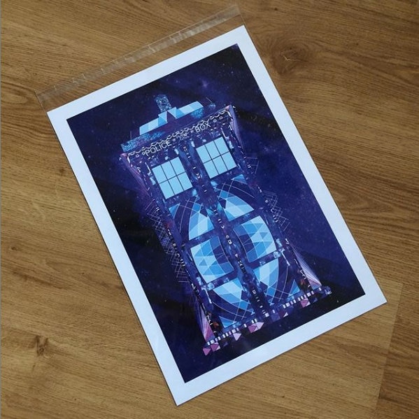 Doctor Who Tardis Print - the Tardis - Dr Who Wall Art - Whovian Poster ...