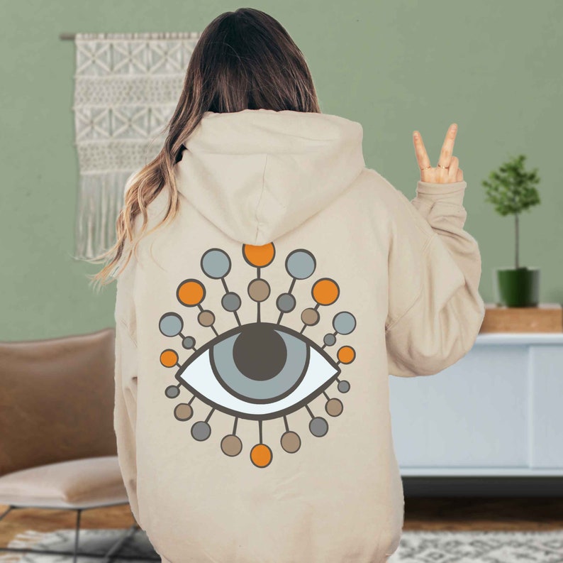 Retro Evil Eye Svg Hippie Svg Trippy Svg Floral Third Eye Mystical Svg ...