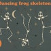 Dancing Frog Skeleton Svg Dancing Skeleton Svg Frog Svg Dancing ...