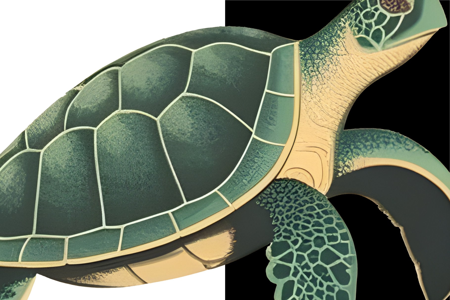 Retro Sea Turtles Png Bundle Sea Turtles Clipart Seaturtle Png Vintage ...