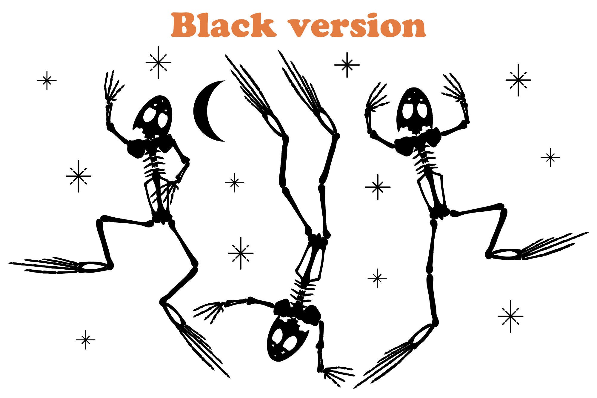 Dancing Frog Skeleton Svg Dancing Skeleton Svg Frog Svg - Etsy