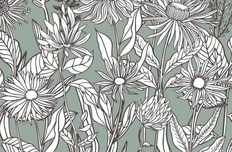 Wildflower Svg Bundle Daisy Svg Wild Flowers Png Floral Border Clipart ...