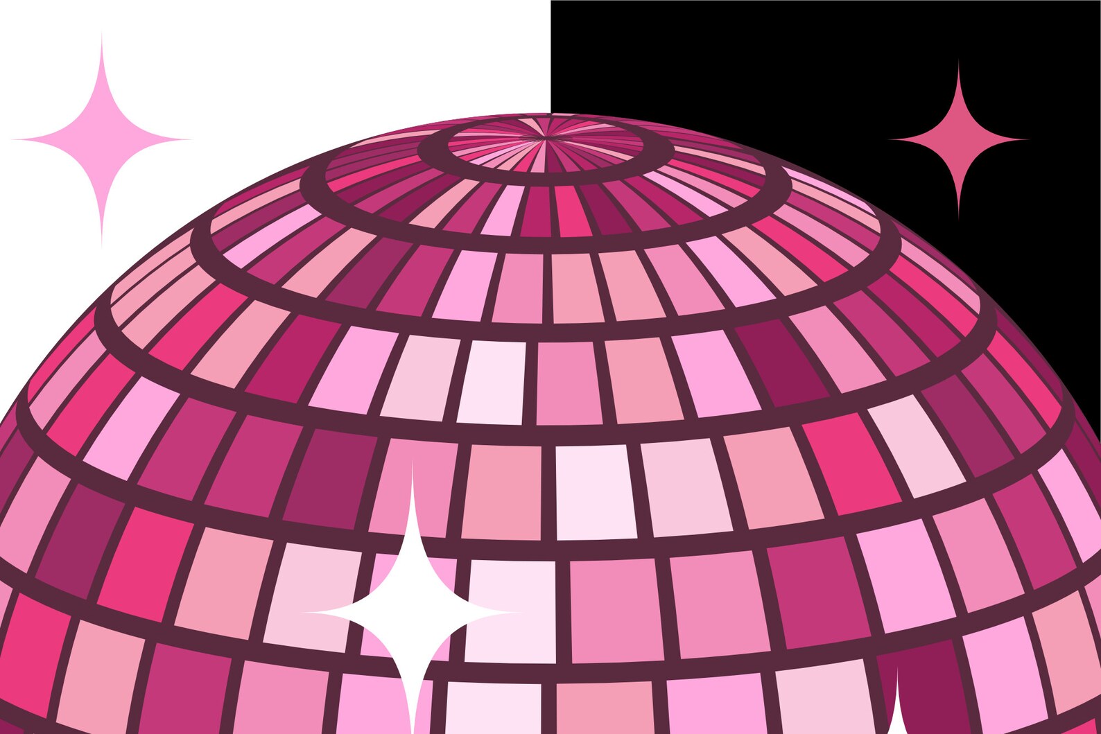 Pink Disco Ball Svg Cute Disco Balls Png Groovy Clipart Mirrorball ...