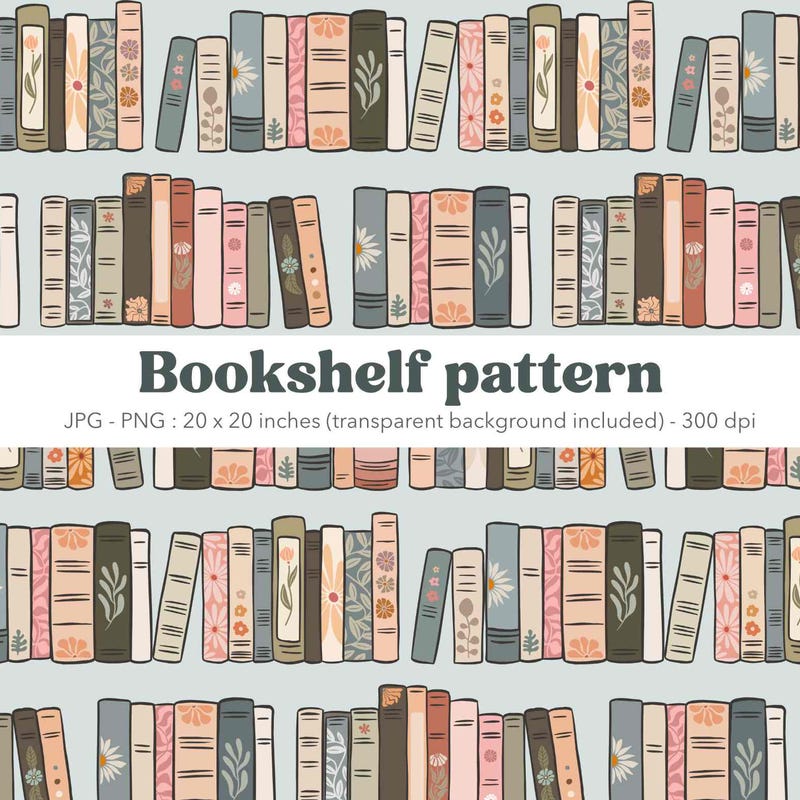 Bookshelf Kids Pattern - Etsy