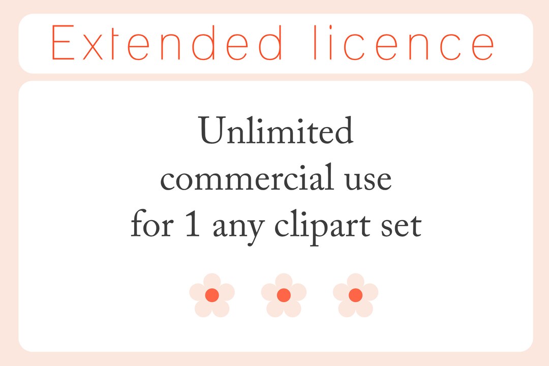 Extended Licence for Commercial Use and Mass Production (more Than 500 ...