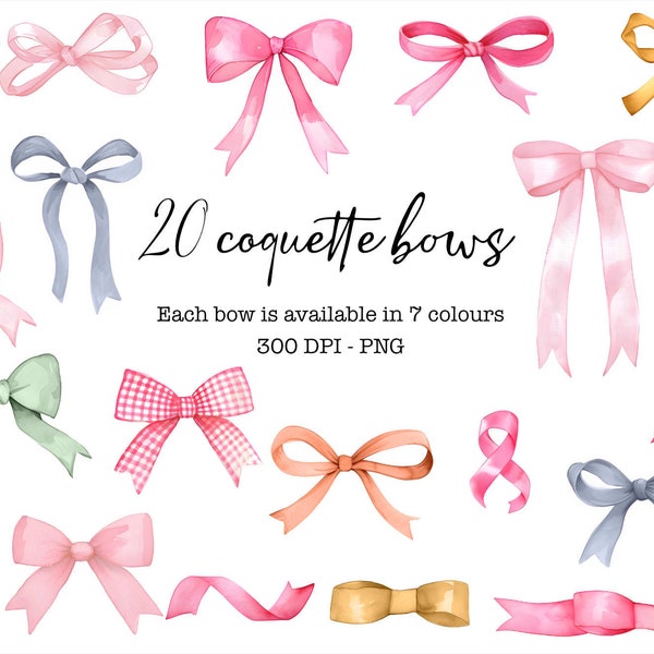 Coquette Pink Bow - Etsy