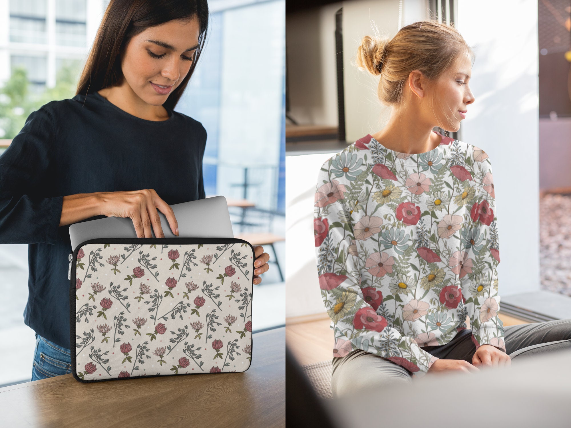 Floral Digital Seamless Digital Papers Flower Seamless Pattern - Etsy