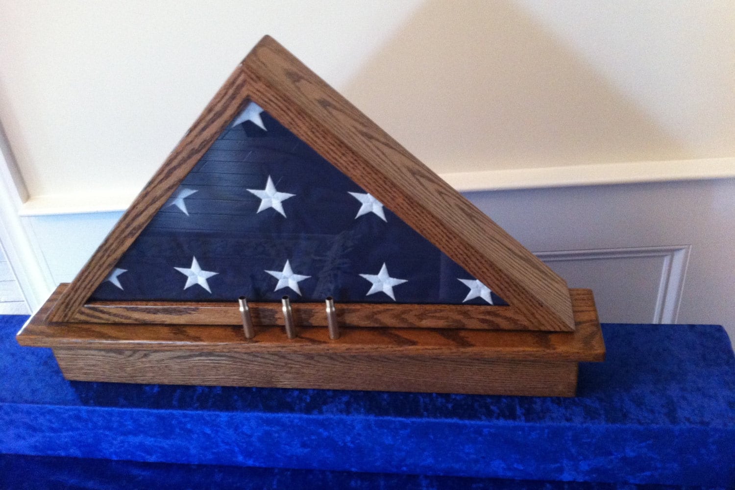 Memorial Flag Display Case With Shell Casing Holes - Etsy