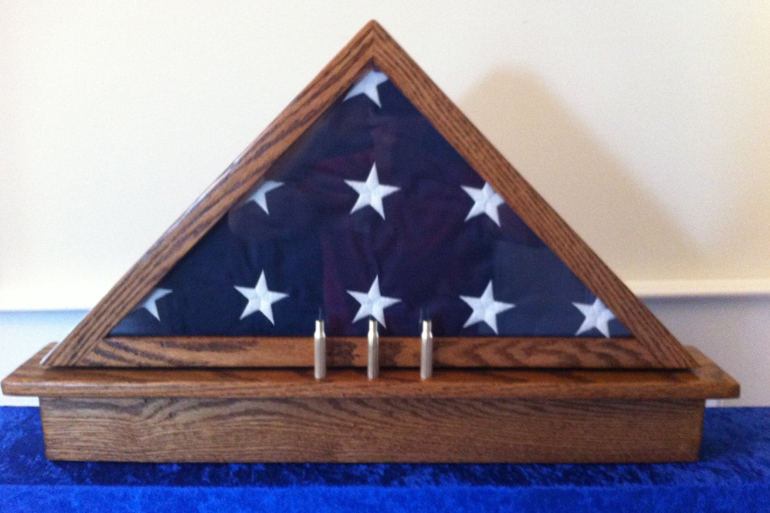 Memorial Flag Display Case With Shell Casing Holes - Etsy