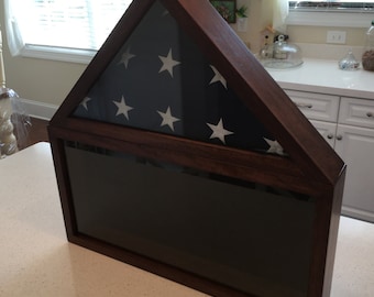 Memorial Flag Display Case With Shell Casings - Etsy