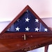 5 X 9.5 Memorial Flag Display Case W/ Embedded Shell Casings - Etsy