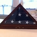5 X 9.5 Memorial Flag Display Case W/ Embedded Shell Casings - Etsy