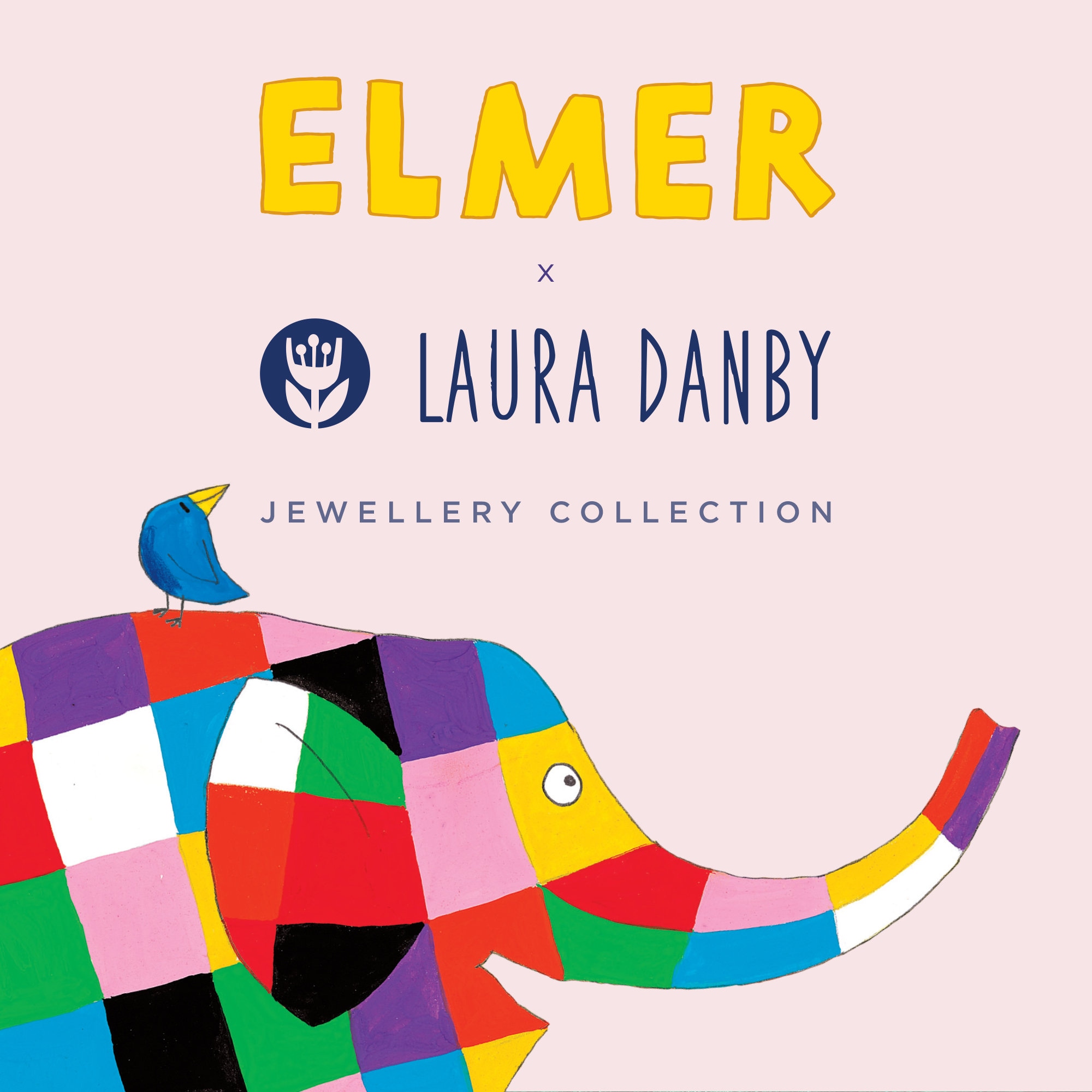 Elmer the Elephant Keyring: Cherry Wood Children's Book Character - Etsy