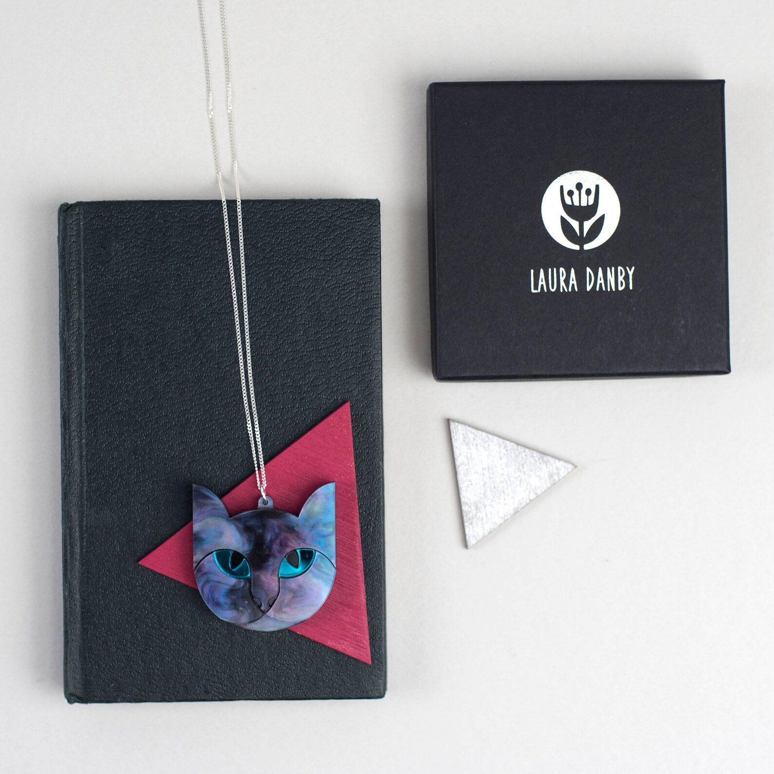 Acrylic Cat Statement Necklace - Etsy