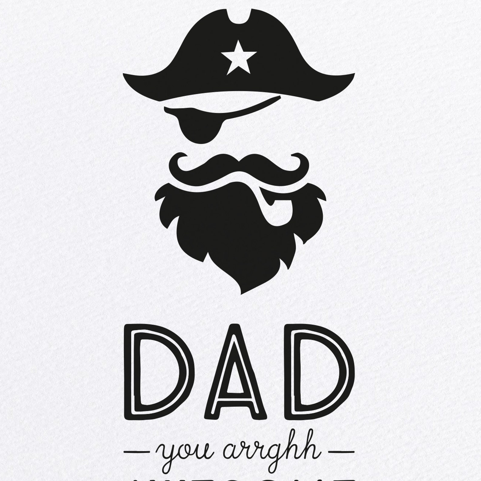 Pirate Print for Dad Fathers Day Gift Gift From Son New Dad | Etsy