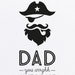 Pirate Print for Dad Fathers Day Gift Gift From Son New Dad - Etsy