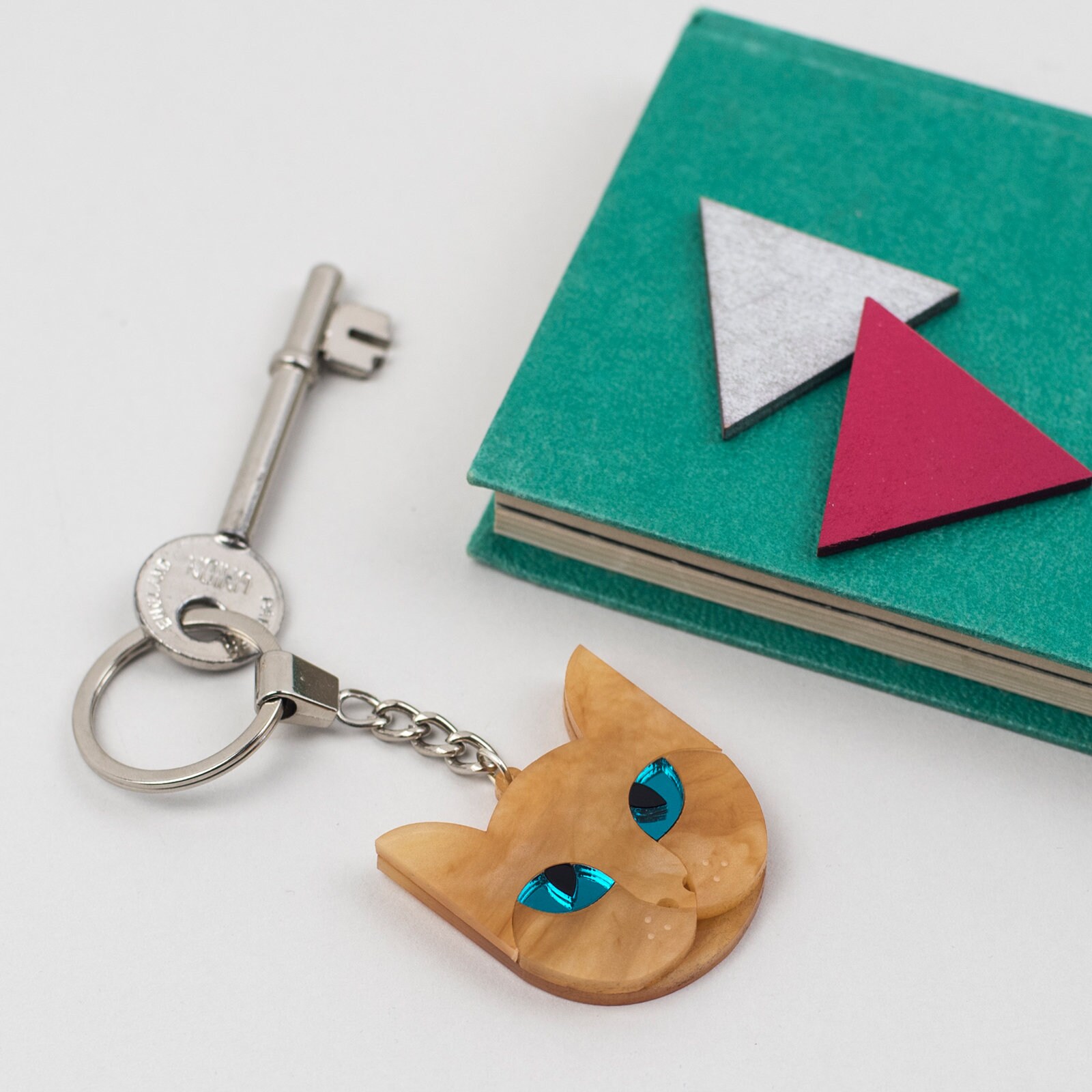 Ginger Cat Keyring - Etsy UK