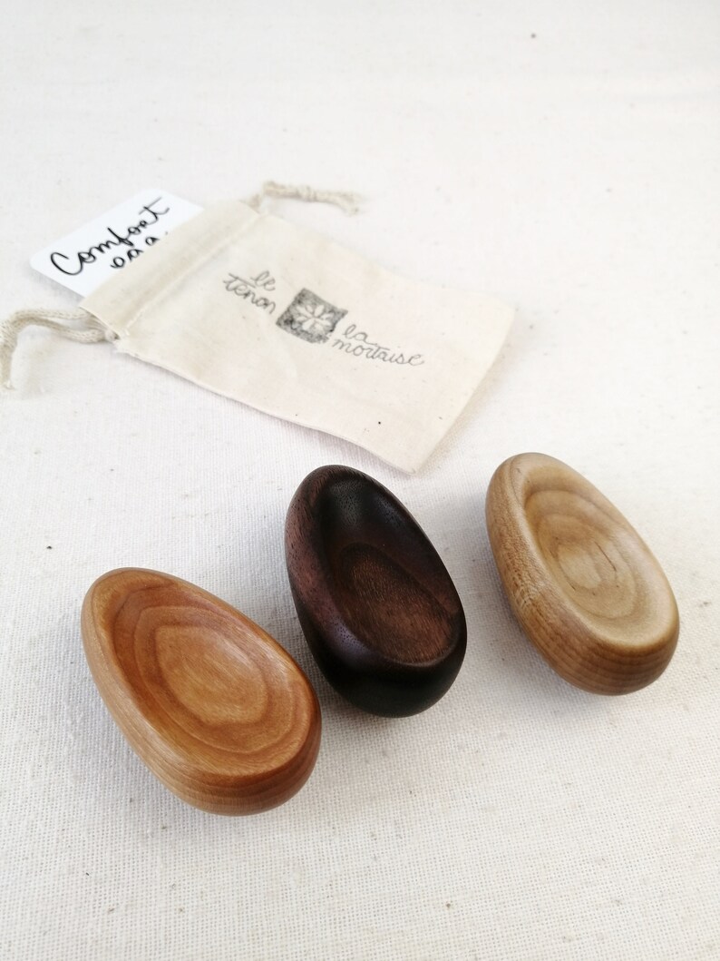 COMFORT EGG Handmade Wood Fidget Toy Sensory toy Wooden | Etsy