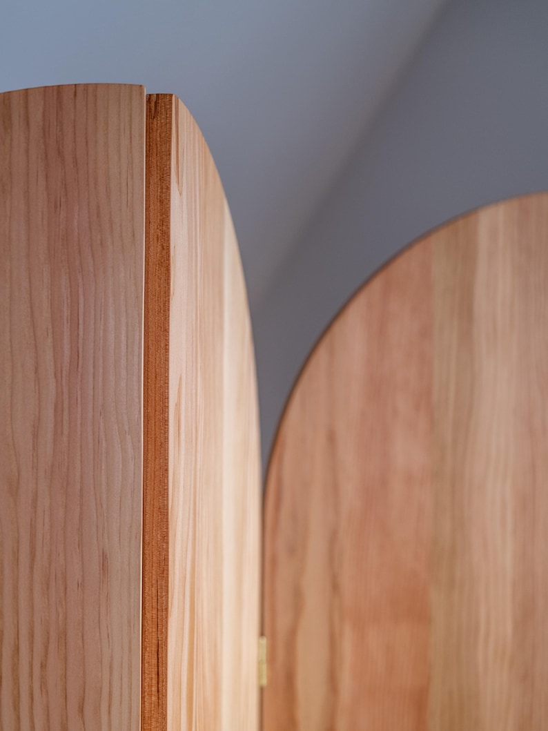 Douglas Fir Room Divider: Handmade Folding Screen - Memphis Design - Etsy