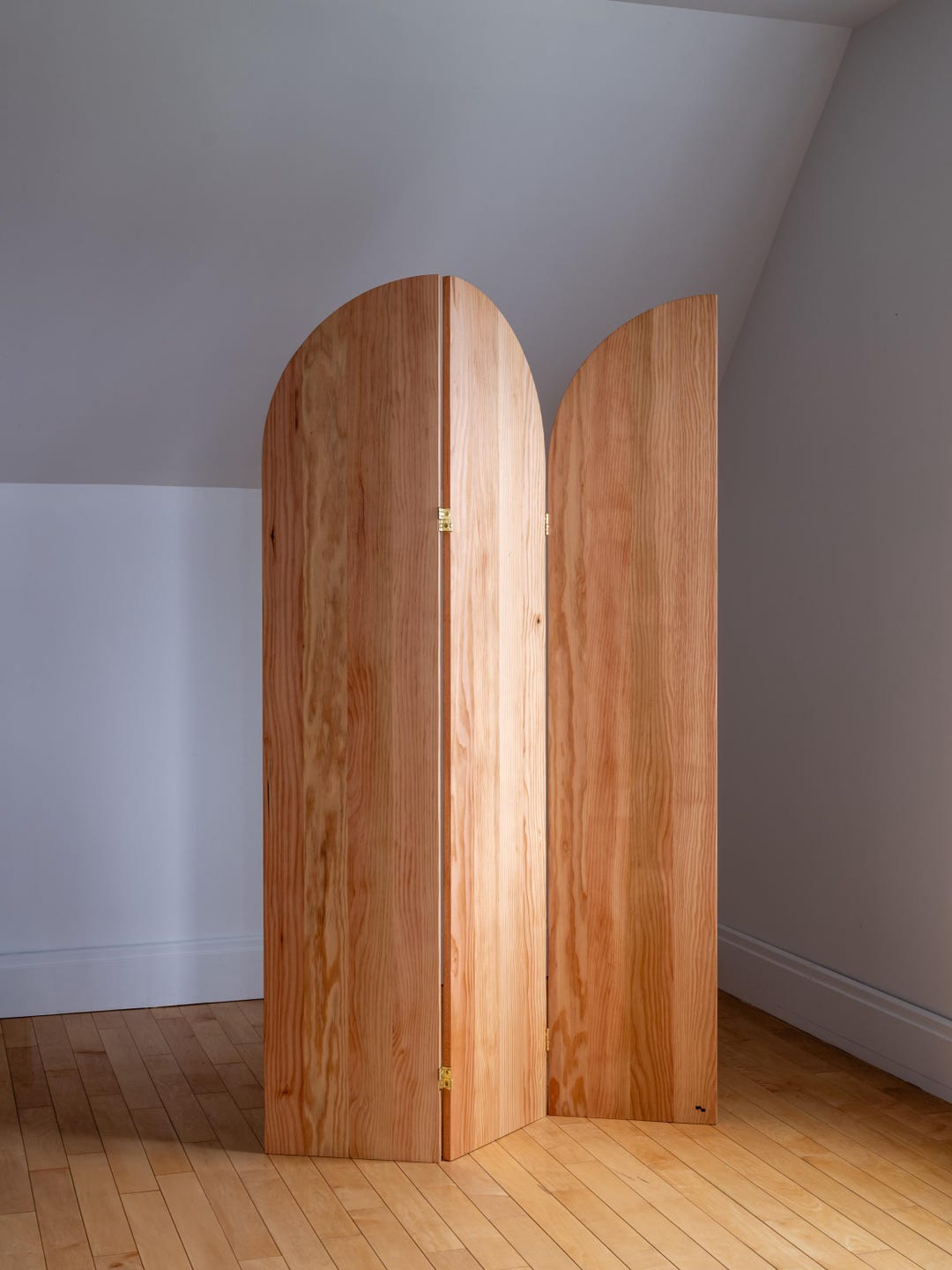 Douglas Fir Room Divider: Handmade Folding Screen - Memphis Design - Etsy
