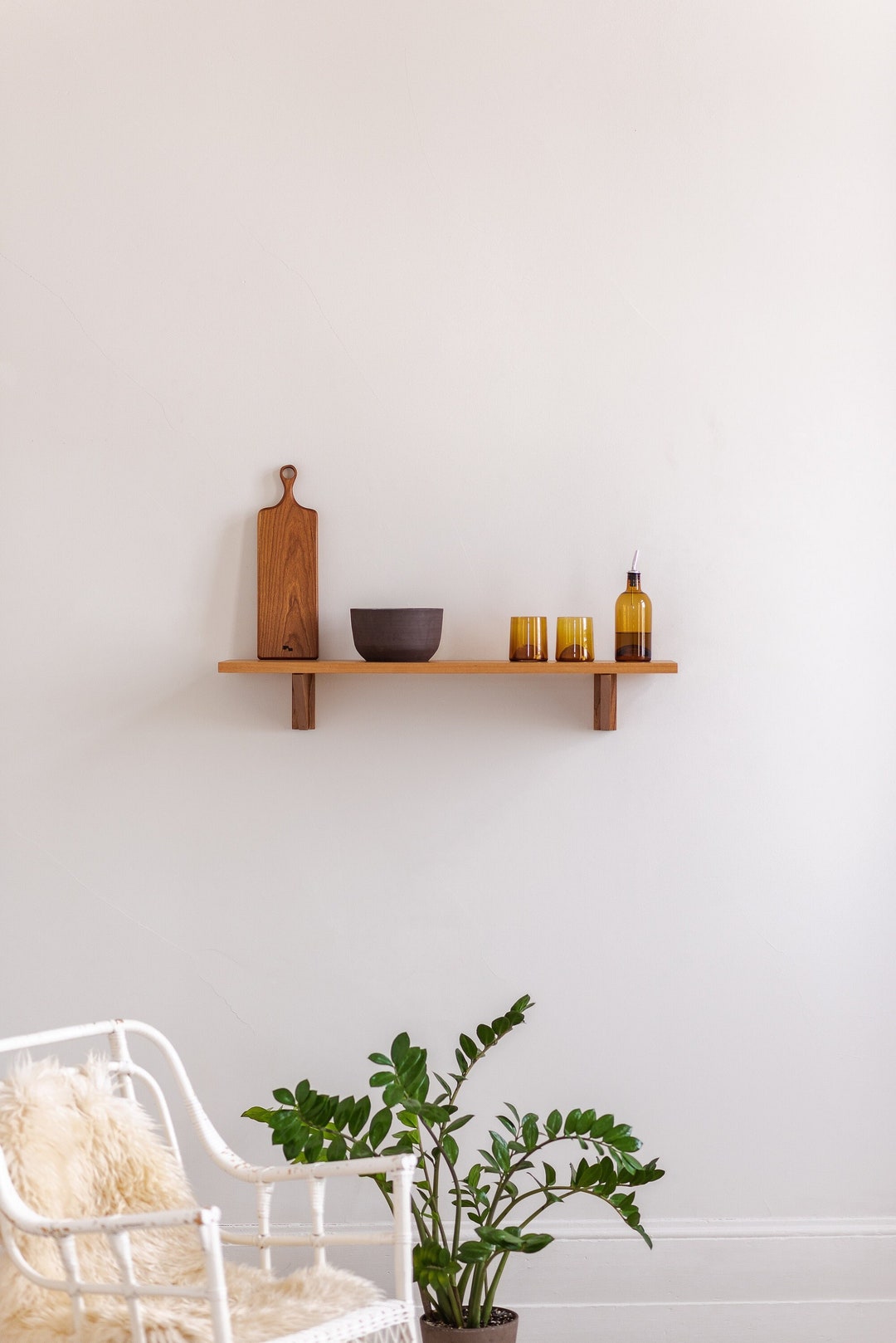 Modular Solid Wood Floating Shelves || Handmade in Canada || Japandi ...
