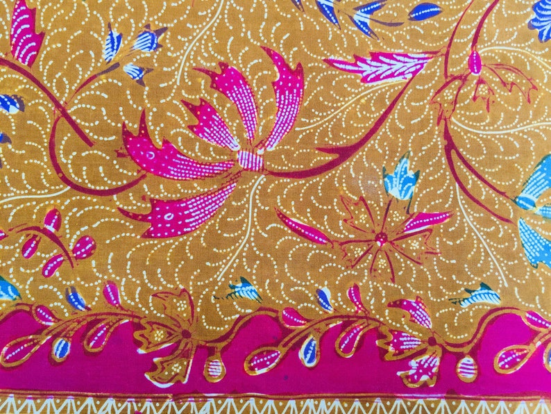 Vintage Old Demakan Hand Drawn Batik Javanese Shawl - Etsy