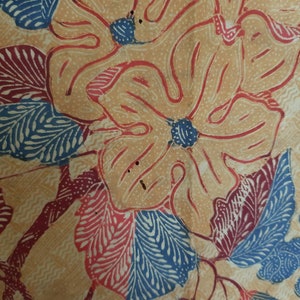 Vintage Indonesian Hand Drawn Batik Sarung Dutch Motif (belanda) in ...