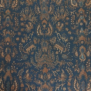 Classic Indonesian Hand Drawn Javanese Batik Sogan Srikaton | Etsy