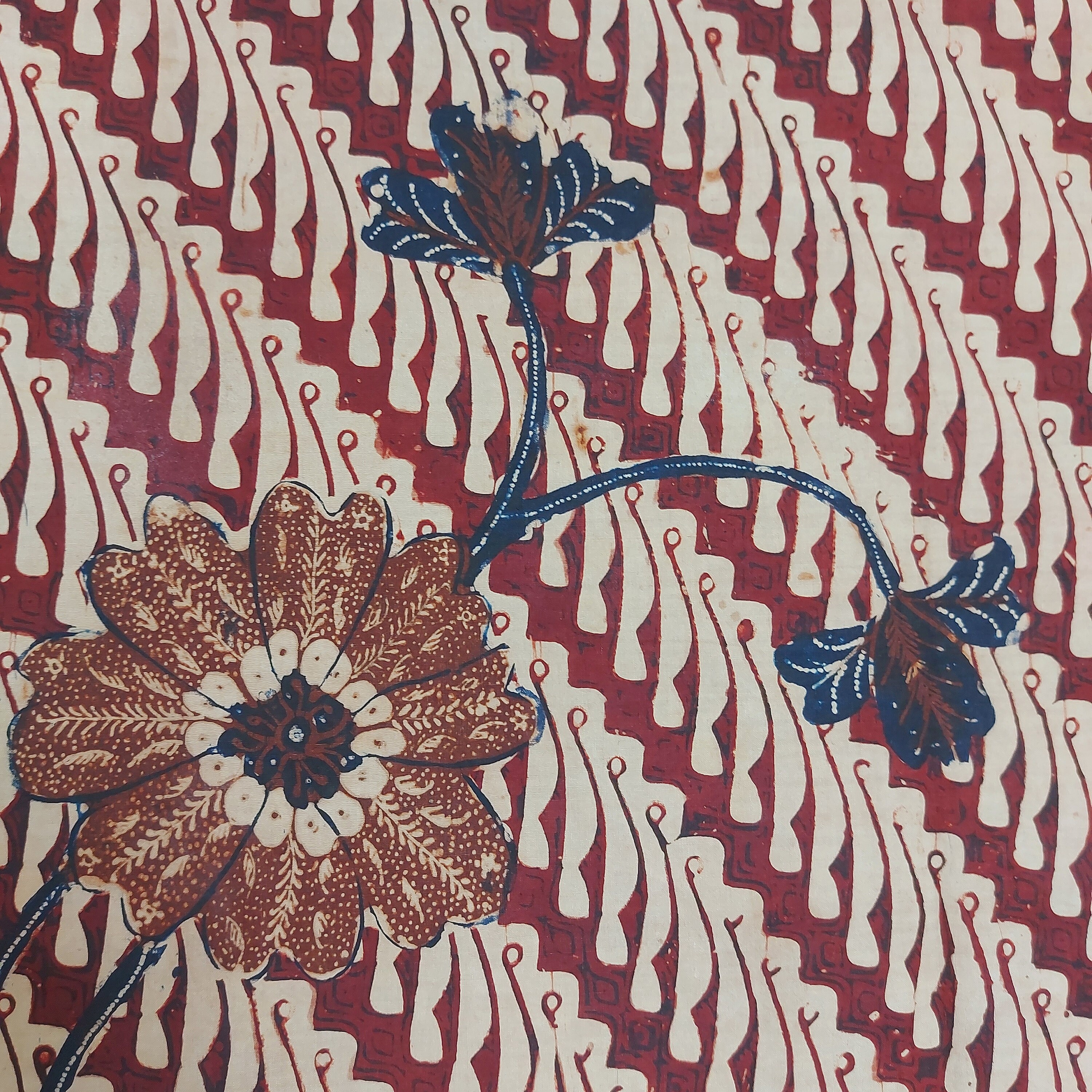 Vintage Hand Drawn Old Banyumasan Batik With Parang Motif - Etsy