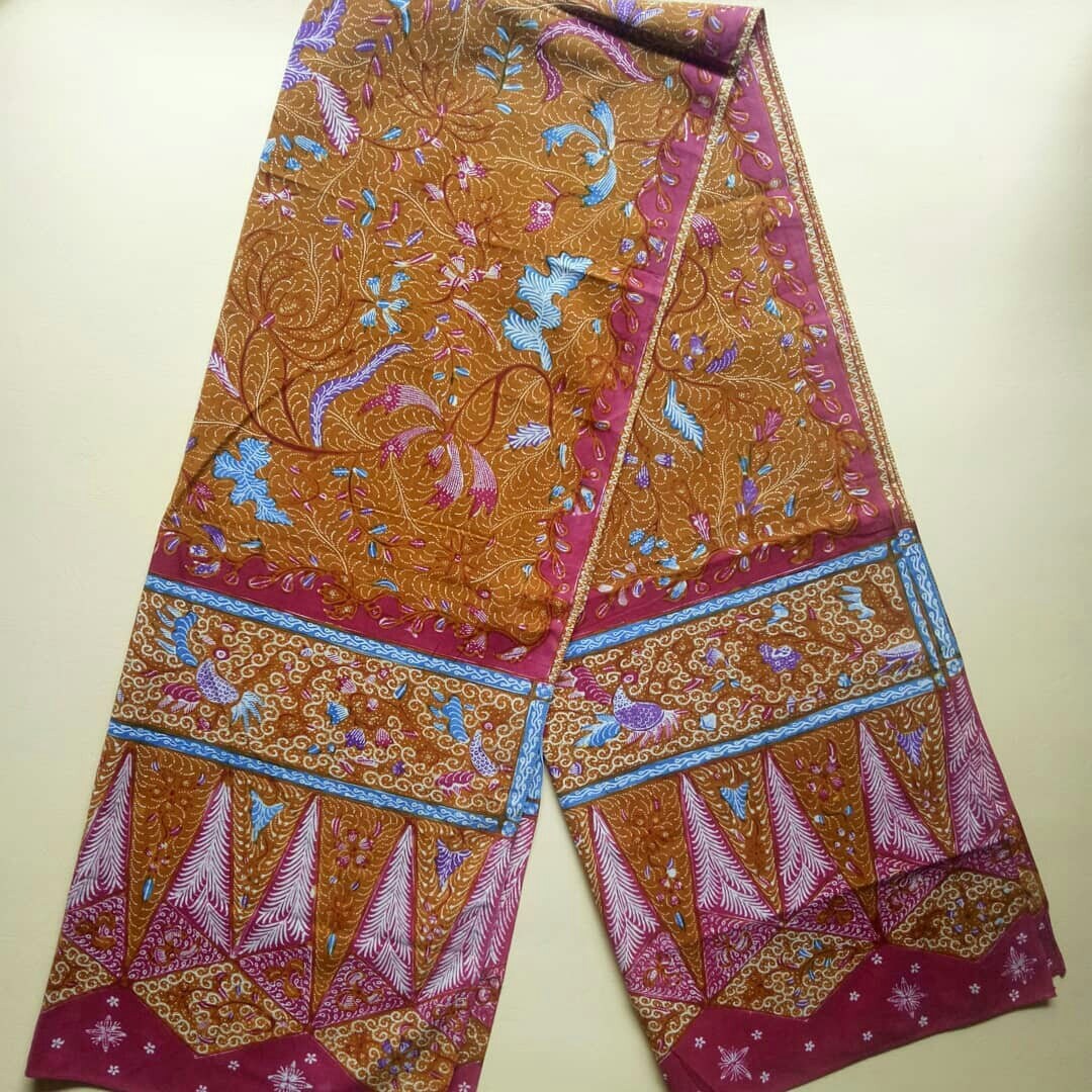 Vintage Old Demakan Hand Drawn Batik Javanese Shawl - Etsy