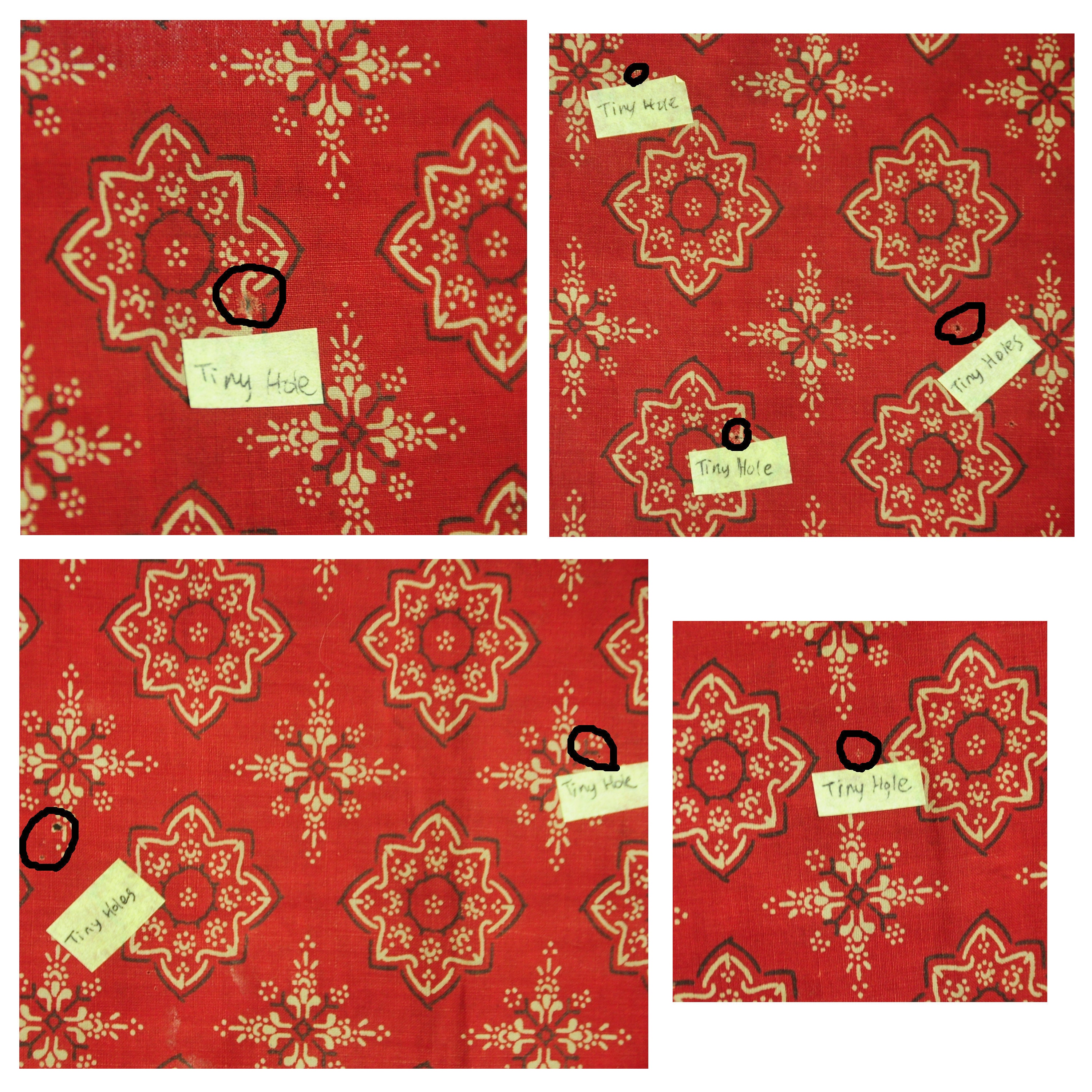 Antique Indonesian Hand Drawn Red Batik Sembagi Kacapiring gardenia ...