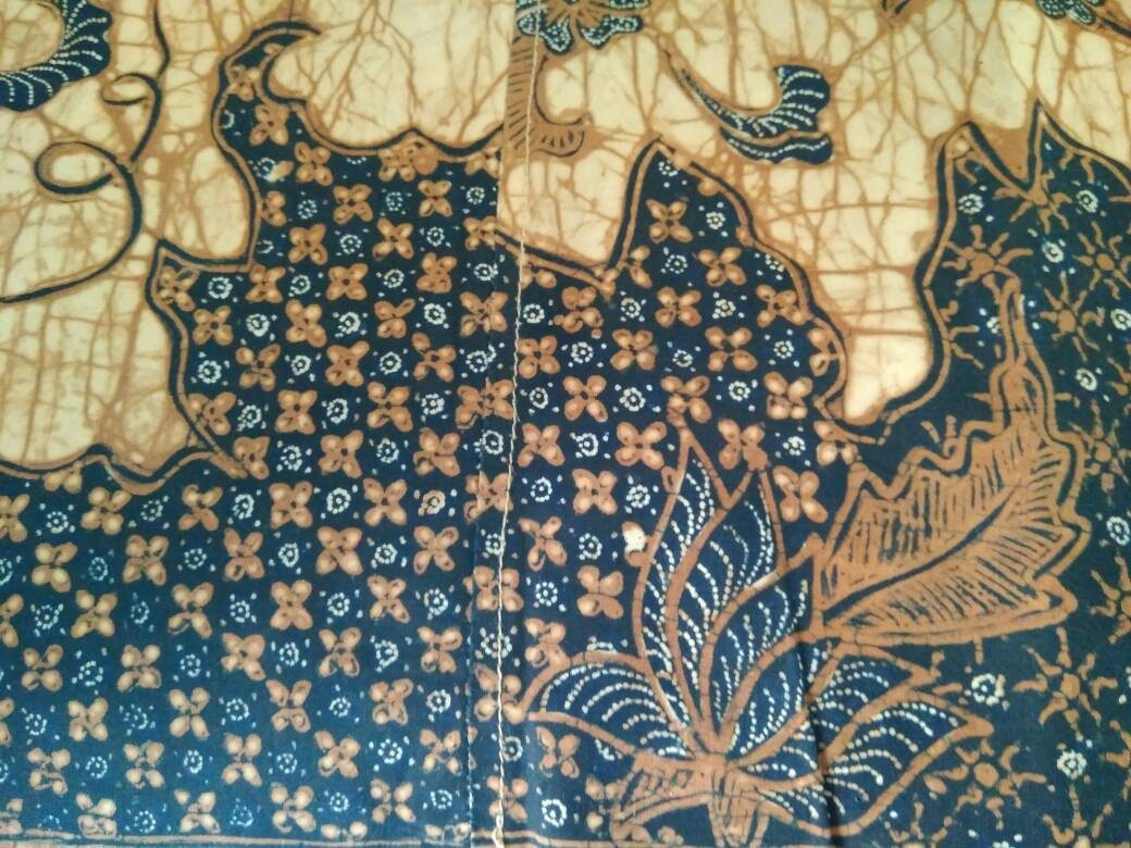Vintage Indonesian Hand Drawn Javanese Batik Sekarjagad With - Etsy