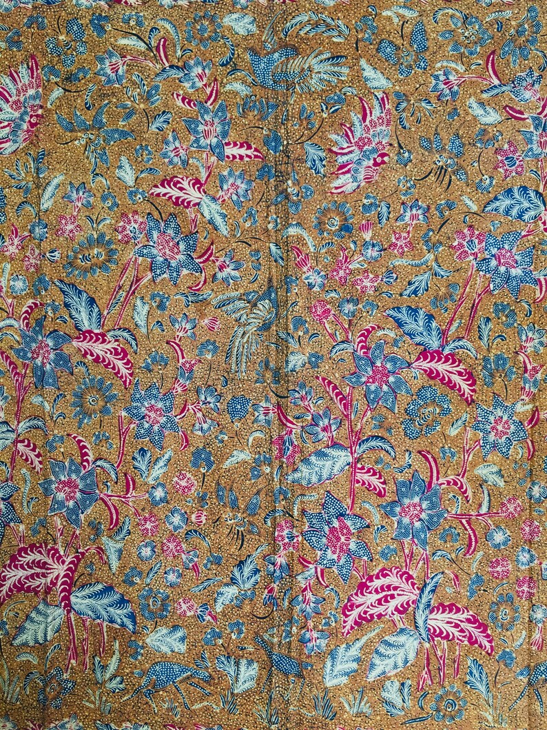 Vintage Peranakan Hand Drawn Tiga Negeri Batik With Peacock - Etsy
