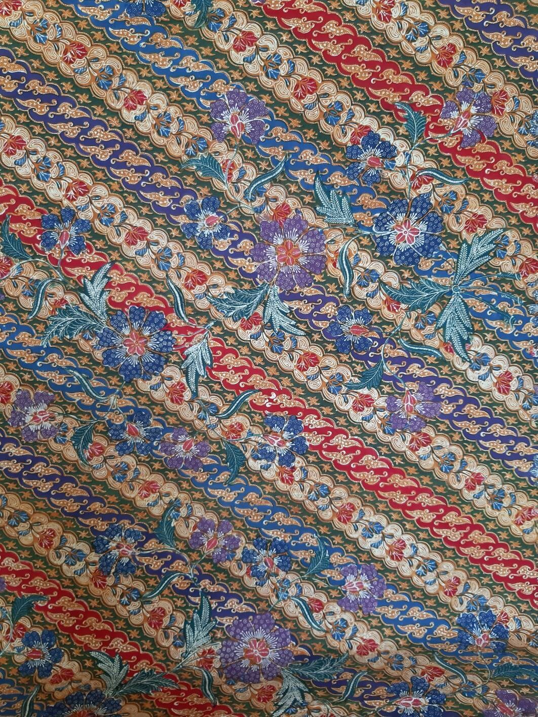 Indonesian Hand Drawn Javanese Batik Pekalongan Lima Negeri - Etsy