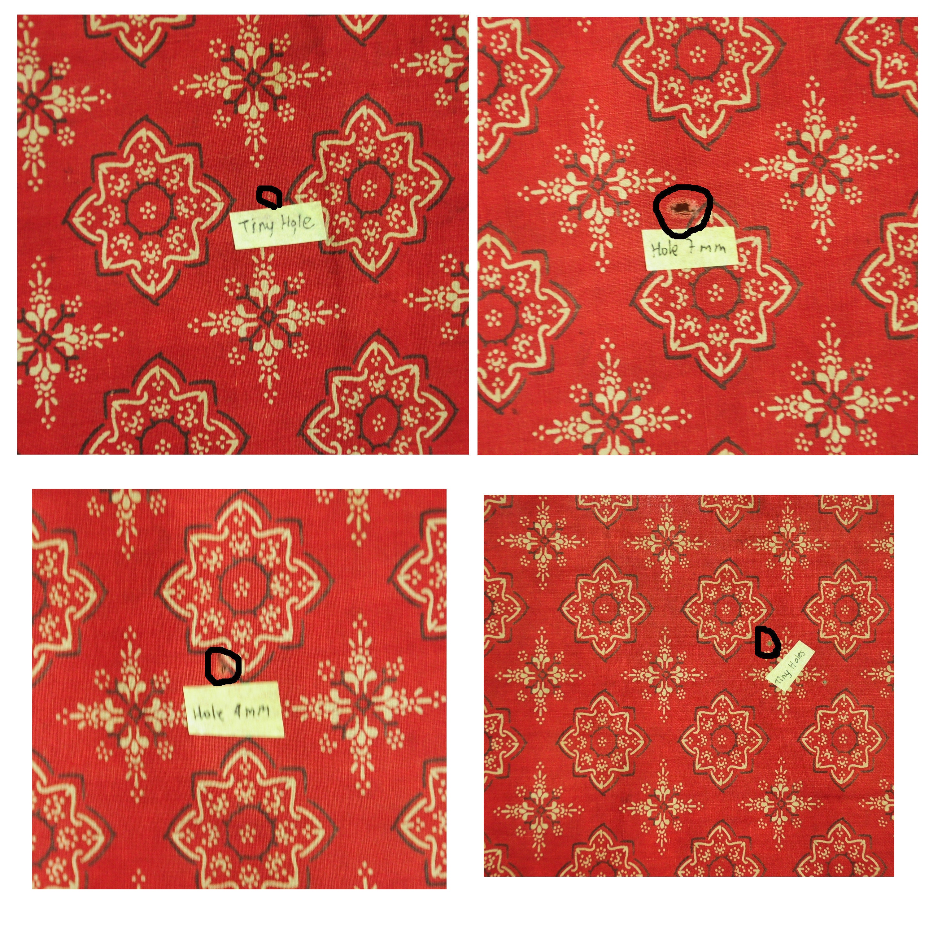 Antique Indonesian Hand Drawn Red Batik Sembagi Kacapiring gardenia ...