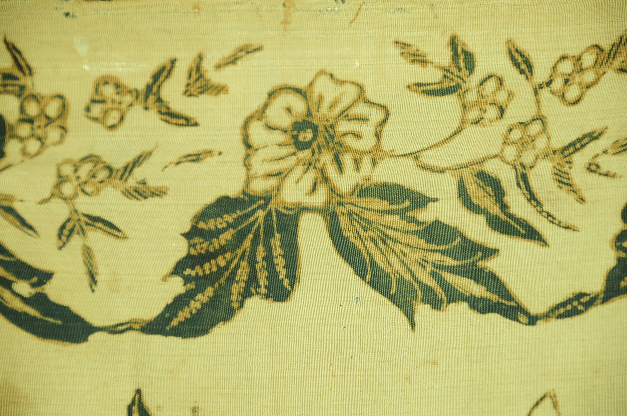 Antique Sarong Lokcan Hand Drawn Batik Old Sutra Buketan Burung Kupu ...