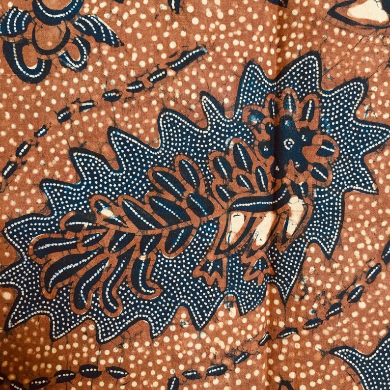 Vintage Indonesian Hand Drawn Javanese Batik, Semen Rante From Solo - Etsy