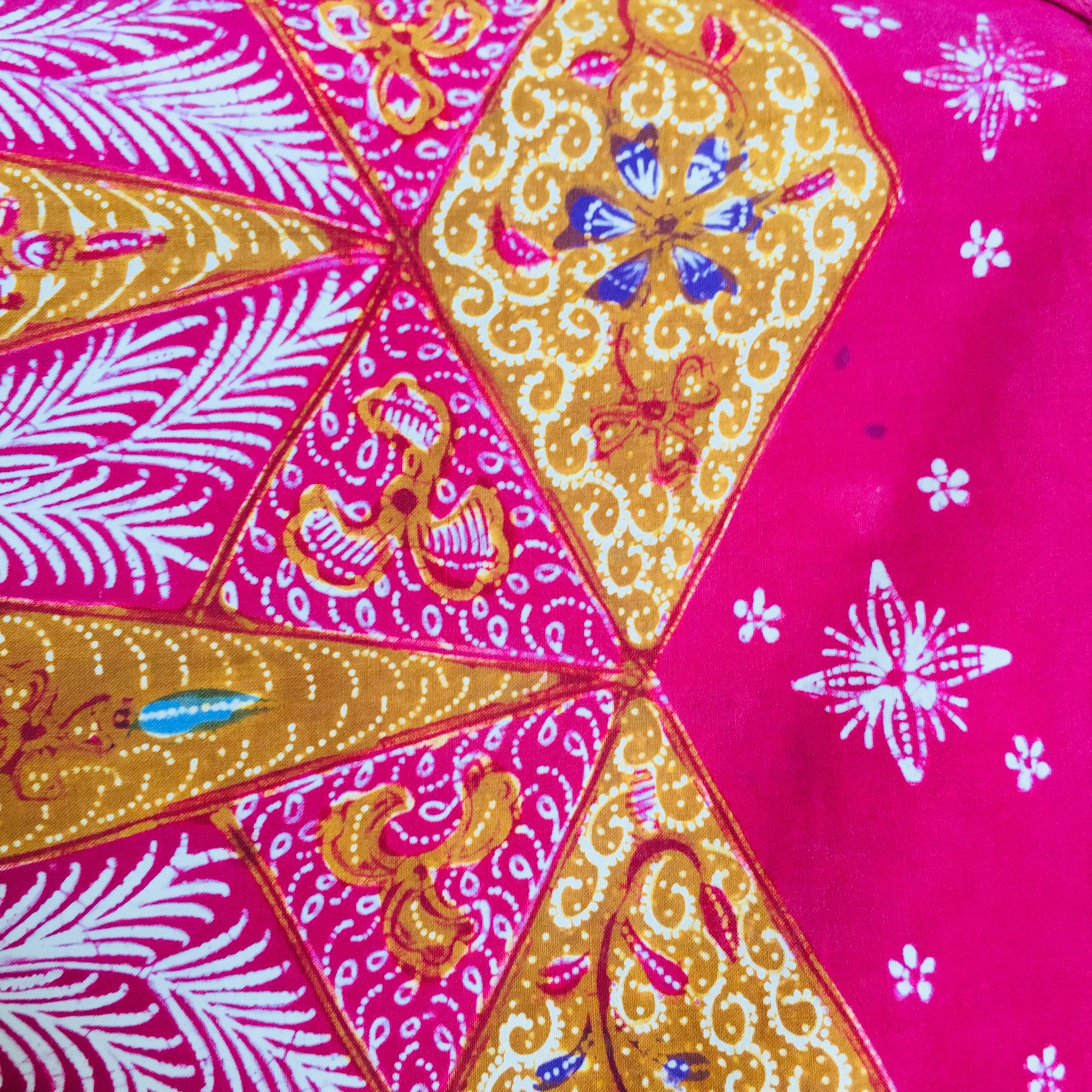 Vintage Old Demakan Hand Drawn Batik Javanese Shawl - Etsy