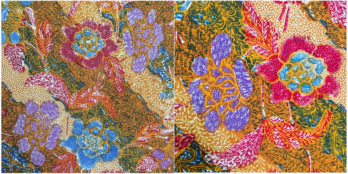 Vintage Indonesian Hand Drawn Javanese Batik 3 Negeri | Etsy