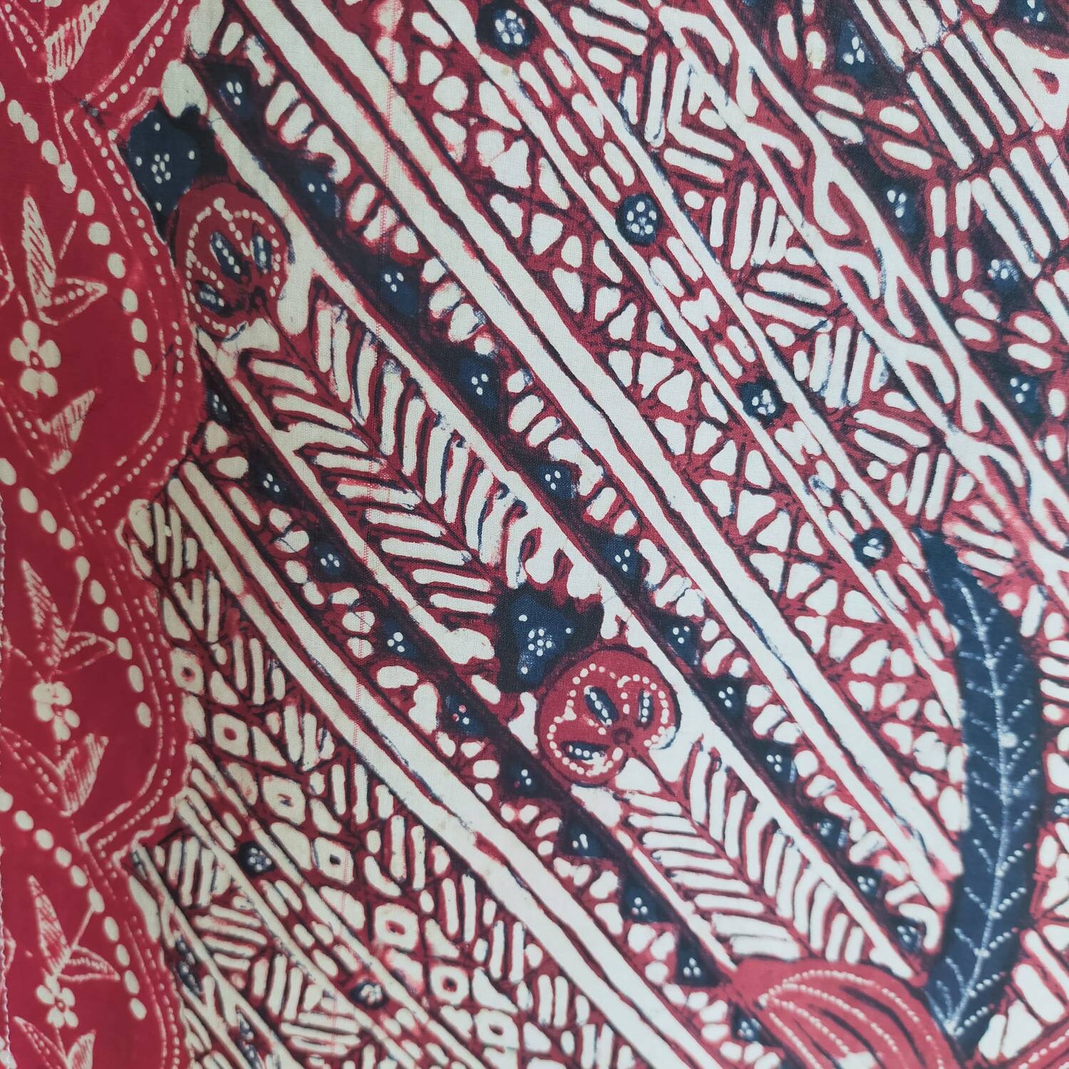 Vintage 50s Indonesian Udan Liris With Lily Banyumasan Batik - Etsy