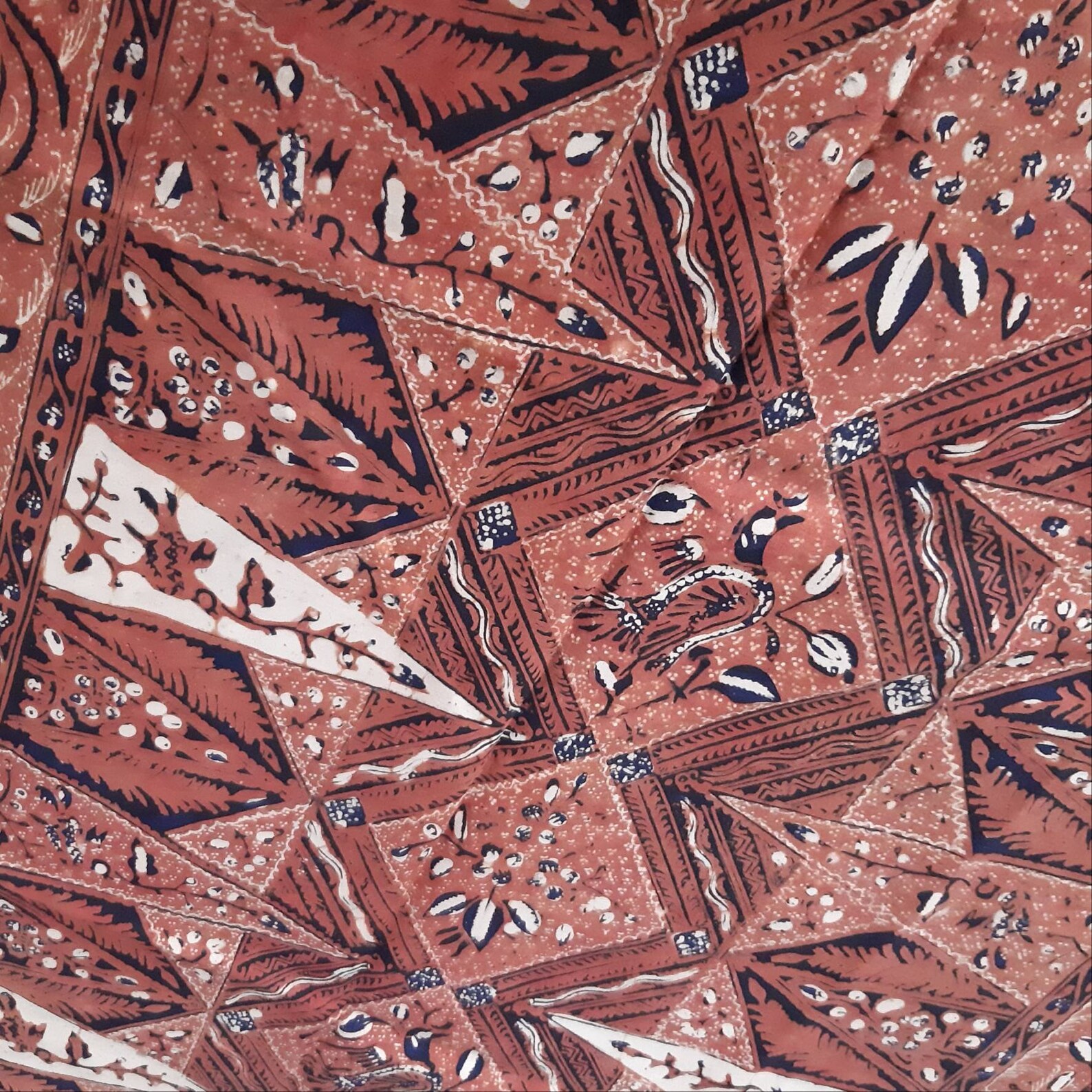 Vintage Indonesian Hand Drawn Javanese Sarung Batik Sogan | Etsy