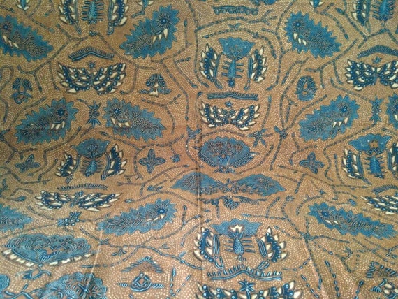 Vintage Indonesian Hand Drawn Javanese Batik Semen Rante From | Etsy