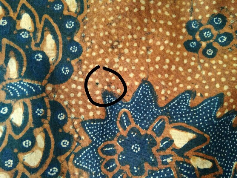 Vintage Indonesian Hand Drawn Javanese Batik, Semen Rante From Solo - Etsy